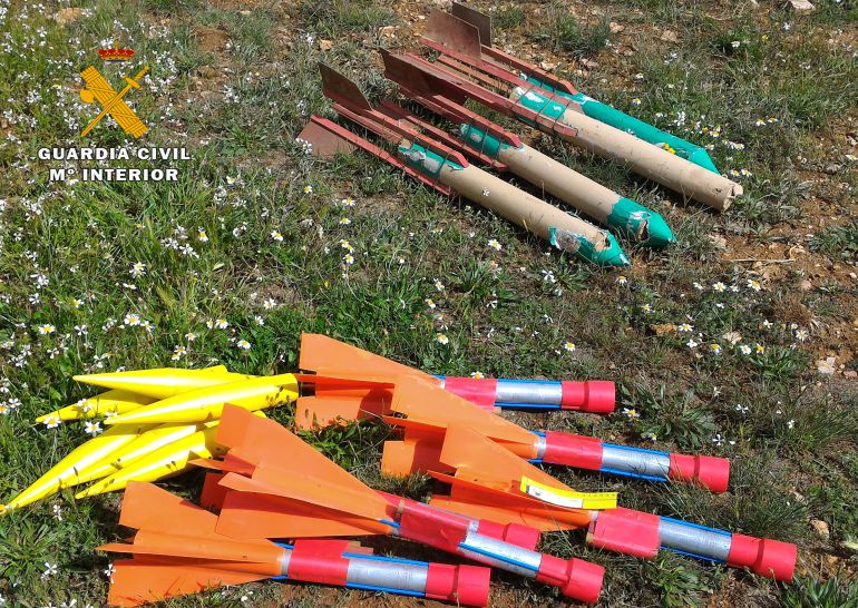 La Guardia Civil desactiva 9 cohetes | Radio Albacete | Cadena SER