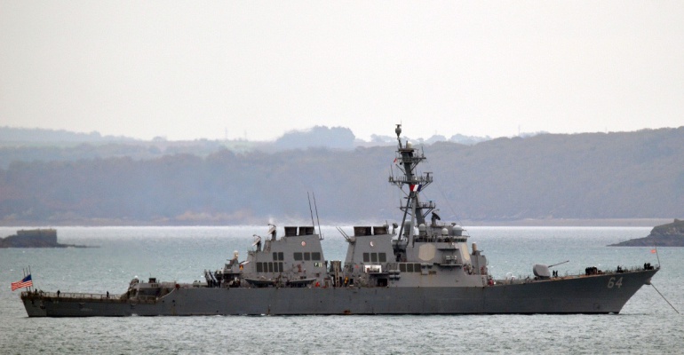 El USS Carney valida su nuevo sistema de defensa en el Golfo de Cádiz ...