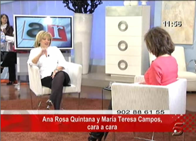Ana Rosa a María Teresa Campos: 'Tú y yo en pelotas ganaríamos mucho ...