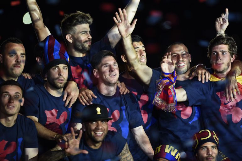 El Barça celebra el triplete | Deportes | Fútbol | Cadena SER