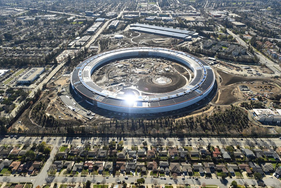 La espectacular nueva sede que Apple está construyendo en California ...
