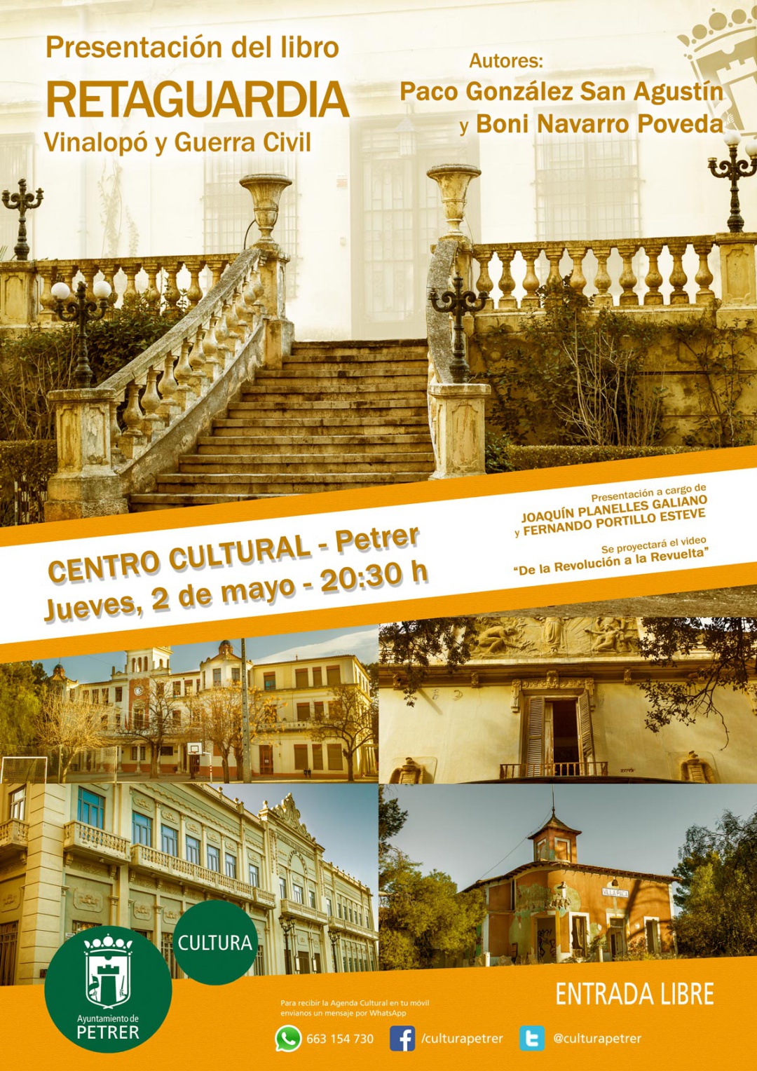 Presentación libros Elda: Boni Navarro y Paco González presentan ...