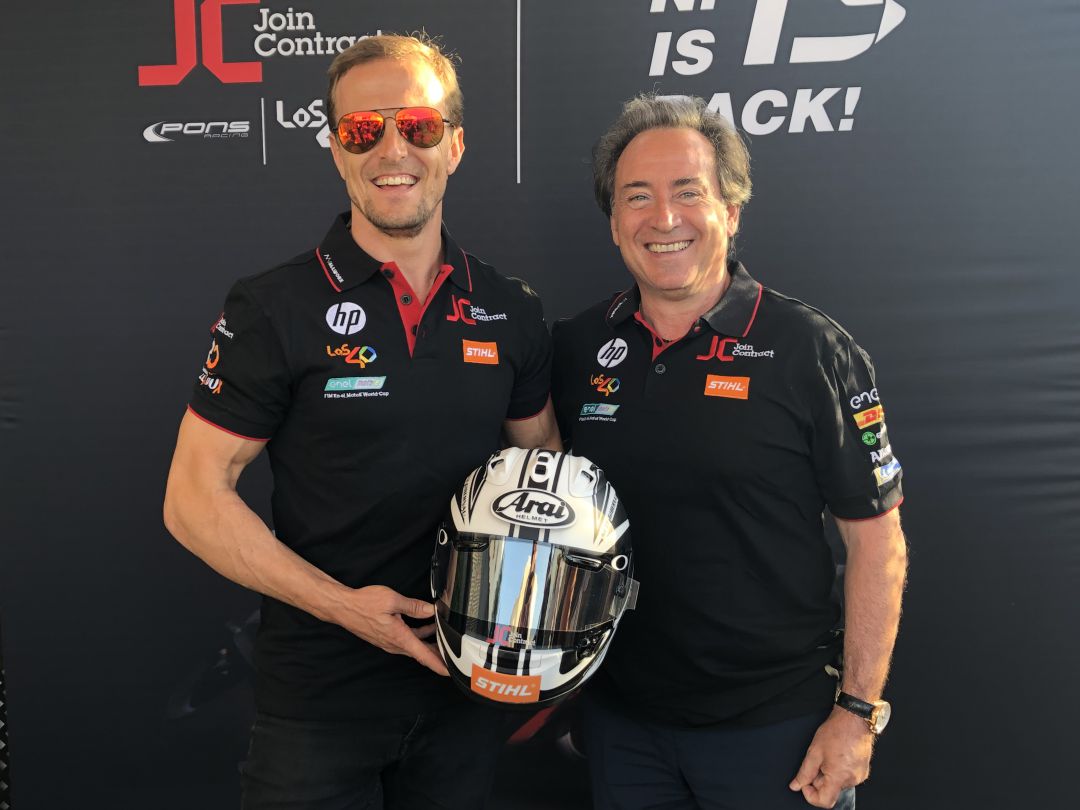 Sete Gibernau y Sito Pons, cartel de lujo para el equipo de Los 40 de ...