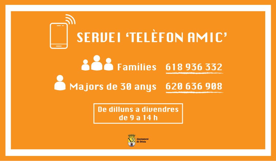 Dénia activa el 'teléfono amigo' | Radio Dénia | Cadena SER