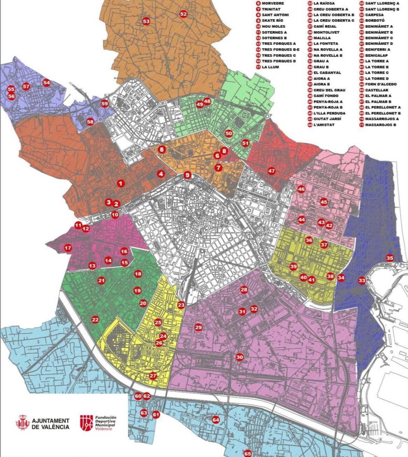 El ayuntamiento de València tiene previsto remodelar este año las 71 ...
