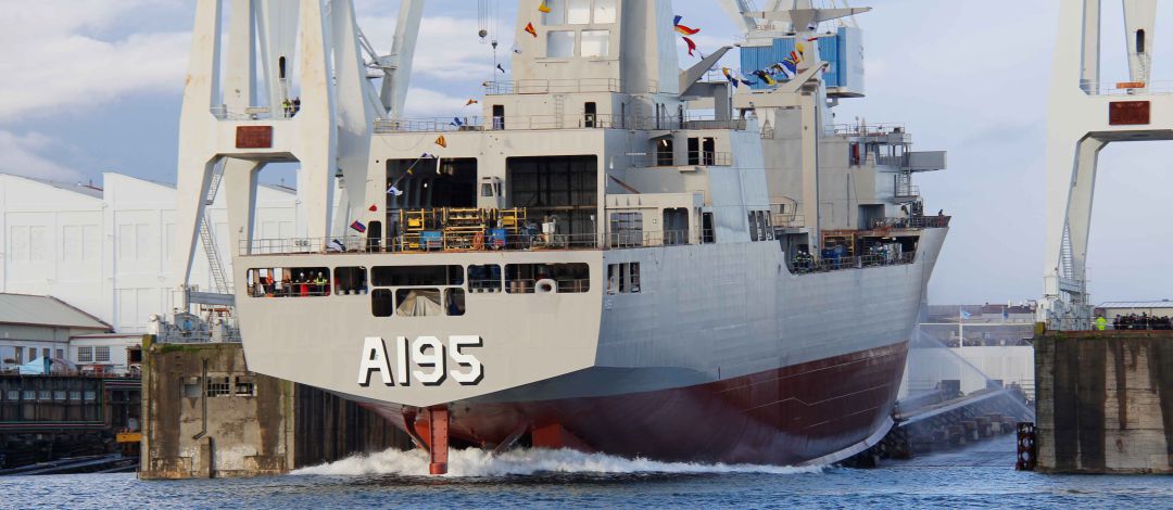 Ferrol: El primer buque AOR construido por Navantia para la Armada de ...