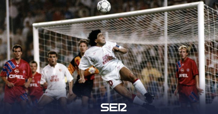 Así fue la breve pero intensa etapa de Maradona en el Sevilla FC ...
