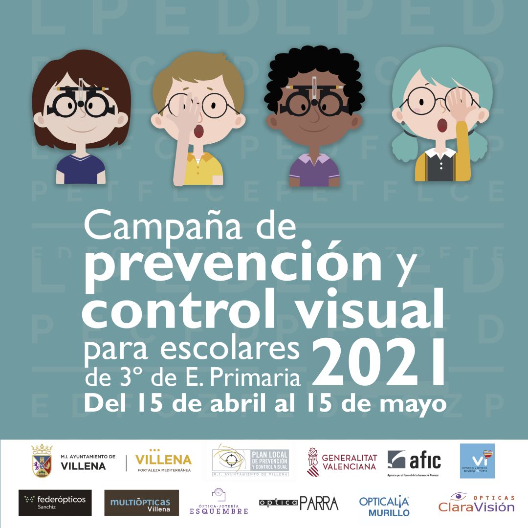 Campaña de revisión visual para escolares de 3º de Primaria en Villena ...